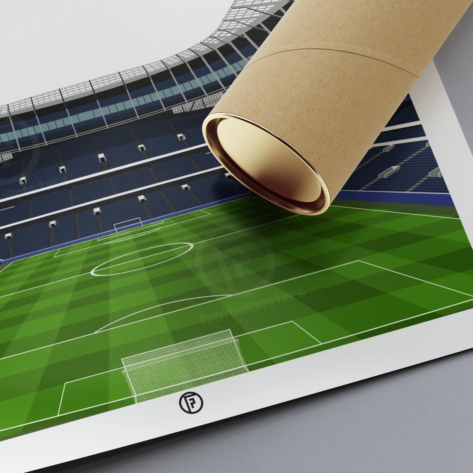 Tottenham Hotspur Stadium Poster | Illustrated Art Print – Football Posters